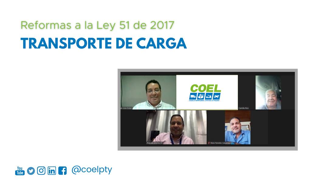 Reformas a la Ley 51 de 2017 - Transporte de Carga | COEL - Consejo ...
