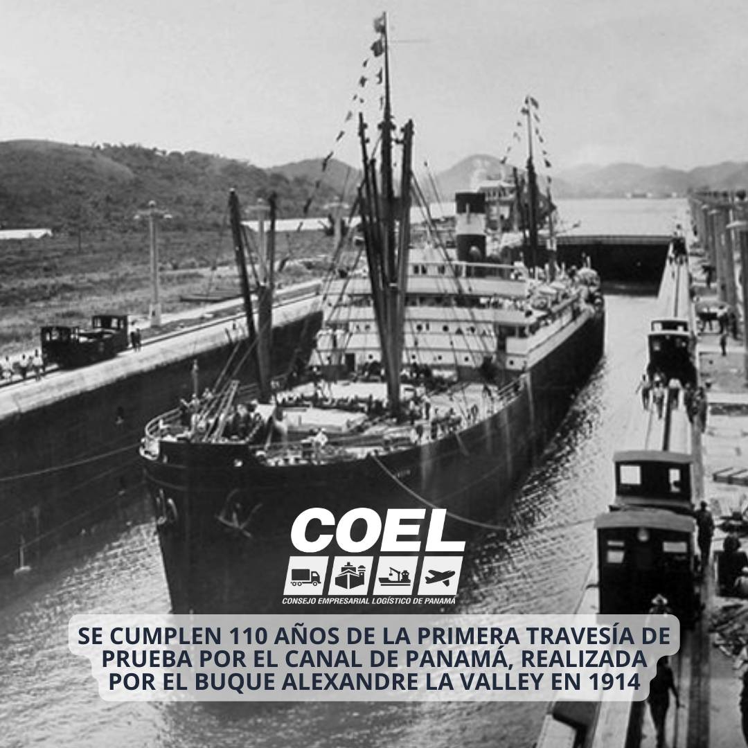 El primer tránsito completo por el Canal de Panamá realizado por un ...