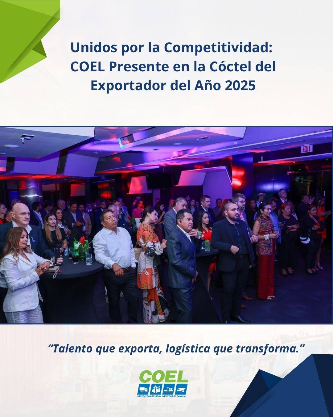 COEL participó en el Cóctel de Premiación al Exportador del Año 2025 ...
